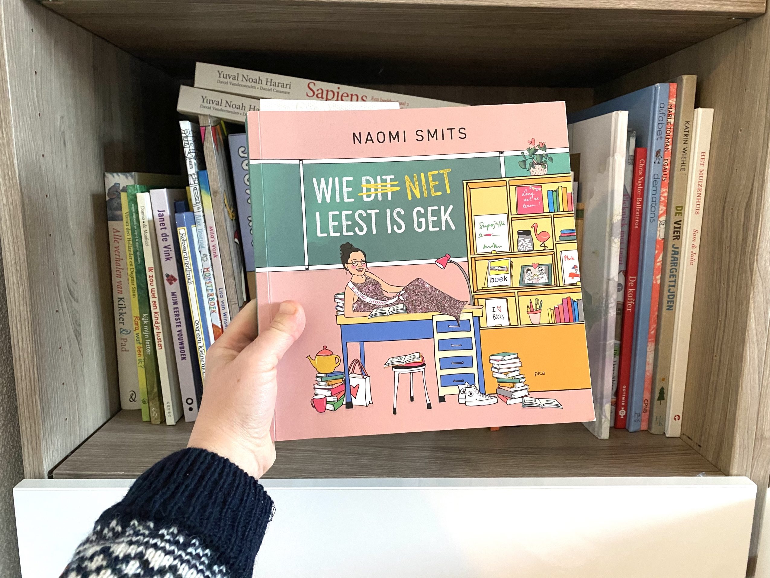 WIE NIET LEEST IS GEK WIN - Juf Maike