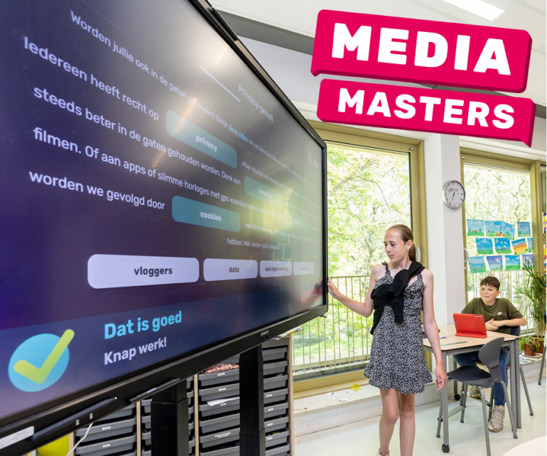 Samen in gesprek over digitale media met MediaMasters - Juf Maike