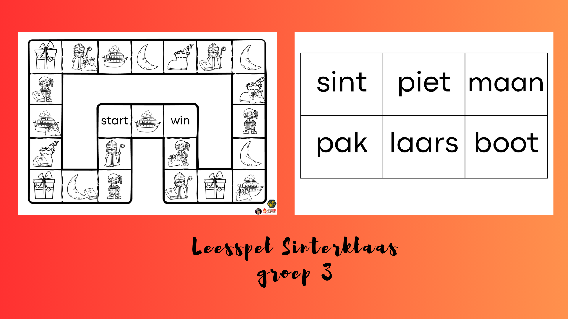 Leesspel Sinterklaas groep 3 • Juf Maike