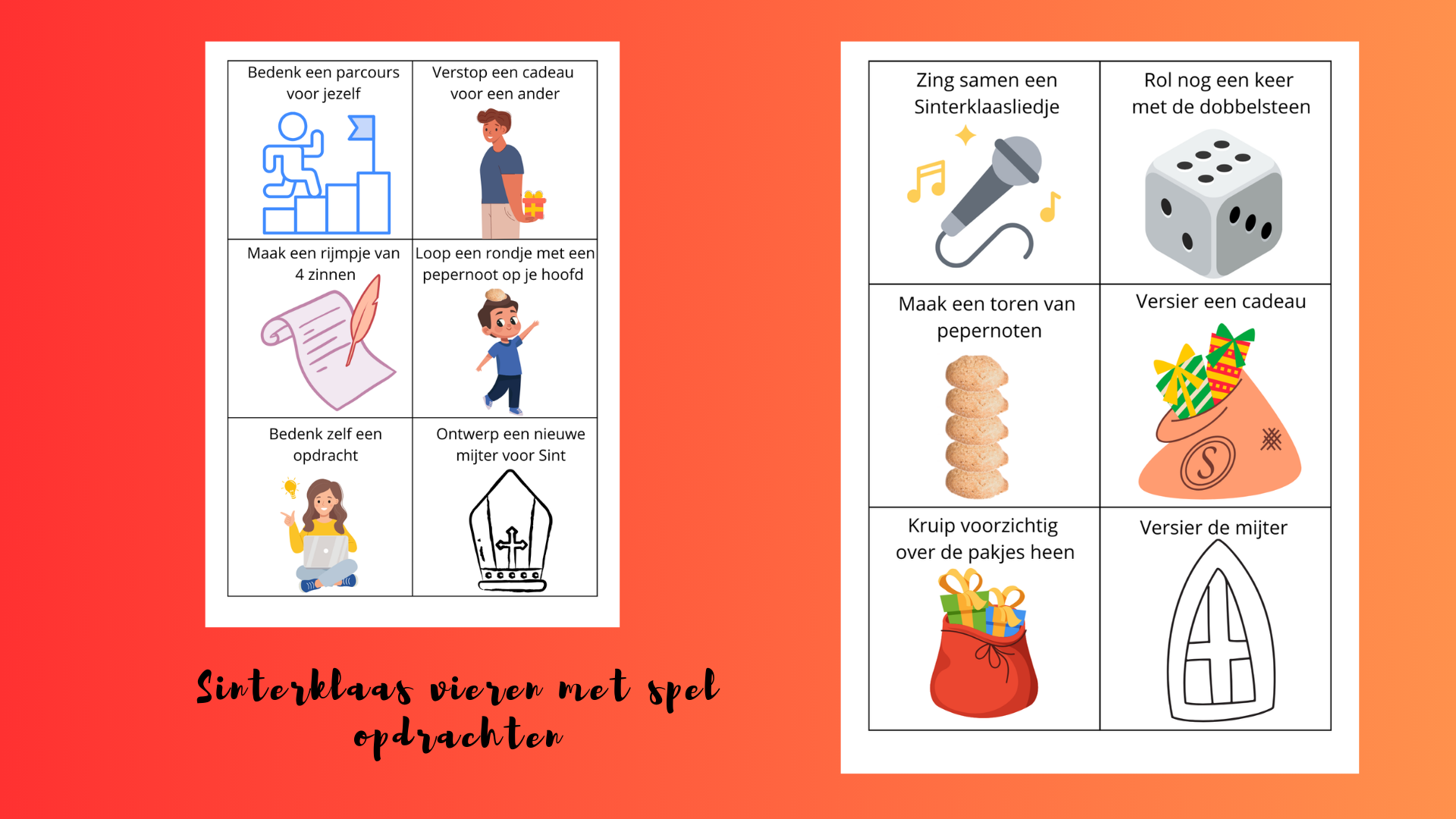 Sinterklaas vieren met spel opdrachten - Juf Maike