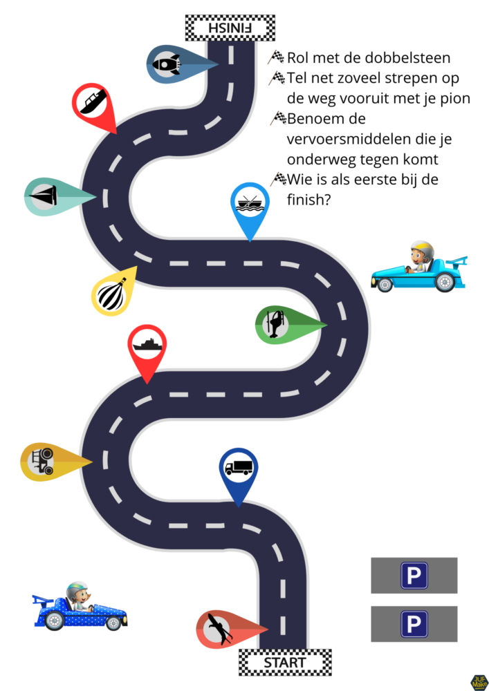 Thema vervoer kleuters - Juf Maike